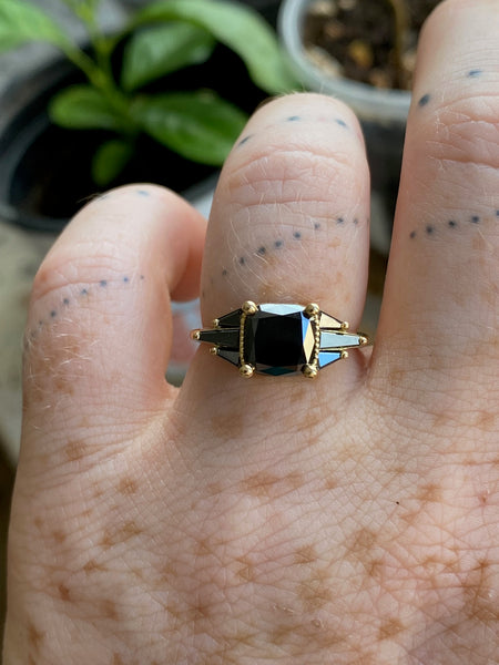 Custom Order - Black Diamond Cushion – ARTEMER