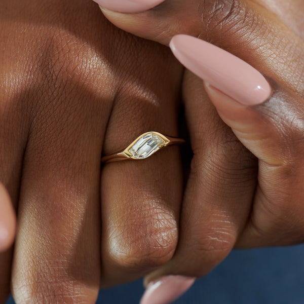 OOAK Flame Cut Diamond Engagement Ring – ARTEMER