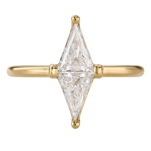 Polaris Lab Grown Trillion Cut Diamond Engagement Ring – ARTEMER